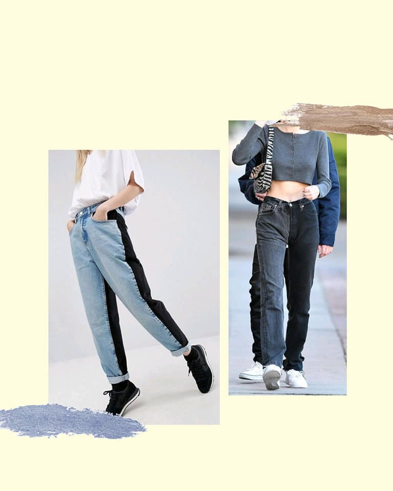 Microtendencia En Alta: Jeans Bicolor - Indumentaria Online